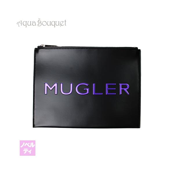 [ ブランド ] テュエリーミュグレー THIERRY MUGLER[ 商品区分 ] 雑貨[ 種別 ] 化粧ポーチ[ 原産国 ] 海外製 (並行輸入品)[ 商品について ] ブラック×パープルの最高にクールなデザイン#メタリックなフォントが...