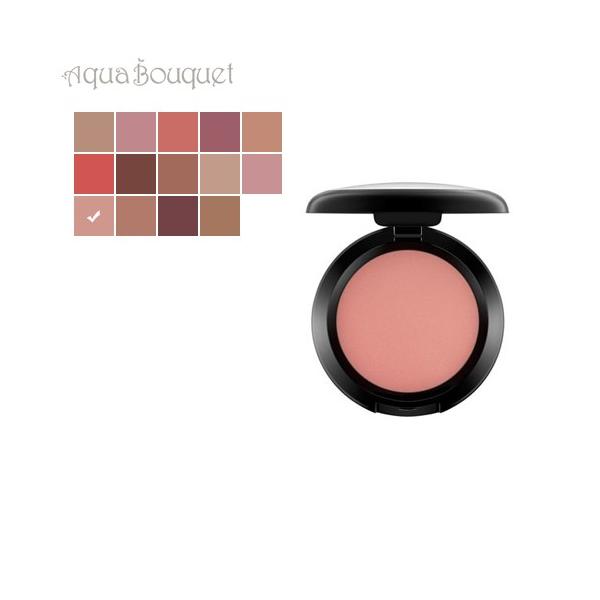 [商品名]パウダーブラッシュマット6g[商品説明]発色が調整しやすく、様々な仕上がりを楽しめるパウダーチーク。均一に伸び、だまになりにくいので自然な血色感を演出できます。[商品について]カラー：メルバ(MELBA)ブラシ等でお好きな量を塗布...