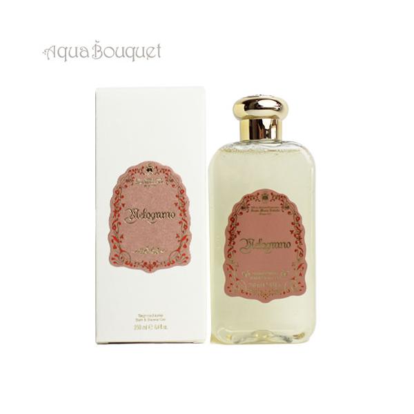 [商品名]サンタマリアノヴェッラメログラーノ(ザクロ)バス&amp;シャワージェル250ml[商品説明]20世紀前半に柘榴をイメージしてつくられた香りです。トップノートのかすかになシトラス系、ミドルは甘めのアンバー、ベースにウッディー調のサ...