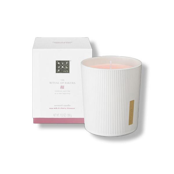 [商品名]リチュアルズオブサクラ桜290gフレグランスキャンドルRITUALSTHERITUALOFSAKURASCENTEDCANDLE[商品説明]新たなスタートを優しく照らします。キャンドルに火を灯して、心の安らぎの時間を。桜とライスミ...