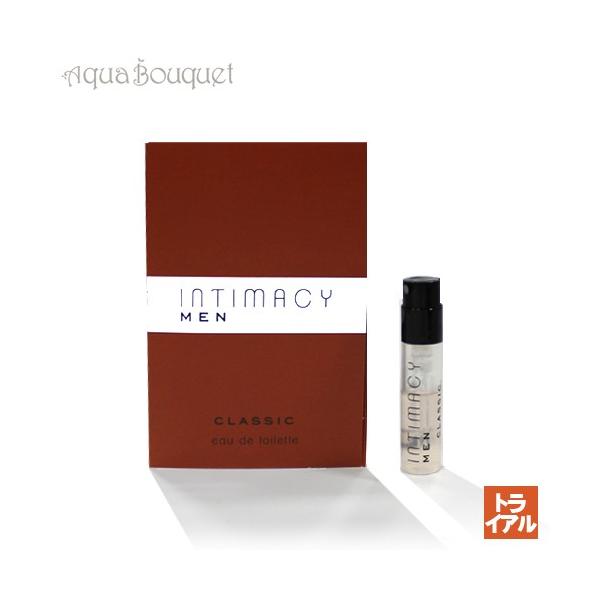 [商品名]インティマシーメンクラッシックオードトワレ1.2ml[商品説明]神秘的な力強い香りは、ベルガモット、ピンクペッパー、ナツメグ、シダーウッドが合わさることによって導かれます。カルダモンとスターアニスのスパイシーなハーモニーと、柔らか...