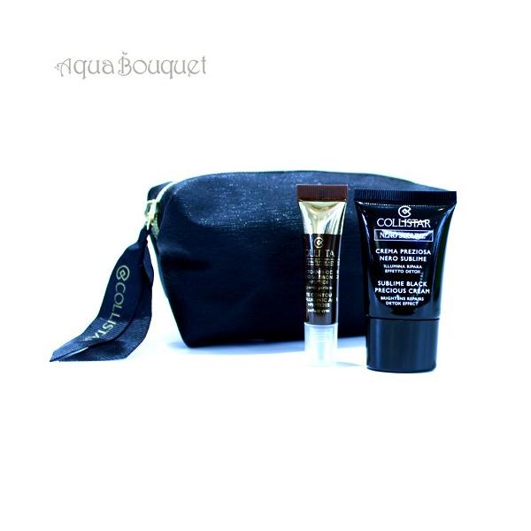 [商品名]コリスターブラッククリーム15ml＆アイクリーム7.5ml（ブラックポーチ付き）[商品説明]イタリアのコスメブランドといったらCollistar（コリスター）。ヨーロッパではどこでも手に入るブランドですが、日本では未だ未入荷のブラ...