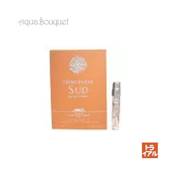COMPTOIR SUD PACIFIQUE　HEMISPHERE SUD  EDT1.2ml  2008年9月発売。スパークリングフレッシュの香り。トップには、オレンジ、ブラックペッパー、バラ、ミドルにジャスミン、ピオニー（牡丹）、ロータ...