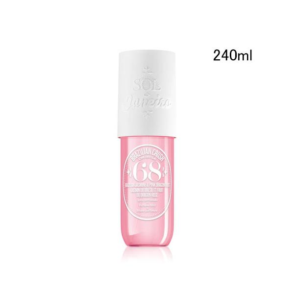 [商品名]ソルデジャネイロブラジリアンクラッシュシーローザ68ボディ＆ヘアミスト240ml[ブランド説明]アメリカ発のバス＆ボディケアブランド。SEPHORAで無名で発売開始したのにも関わらず、商品の魅力で瞬く間に人気上昇の実力派ブランド。...