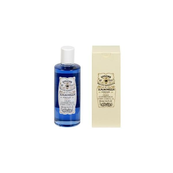 Santa Maria NovellaOlio Cosmetico 250ml 日焼けや乾燥などで痛んだお肌を、すっと肌になじむ植物性オイルがケアします。グアイアズレンがお肌を整え、ビタミンＦが老化を防ぎます。ローズとガーデニアの香り。マッ...