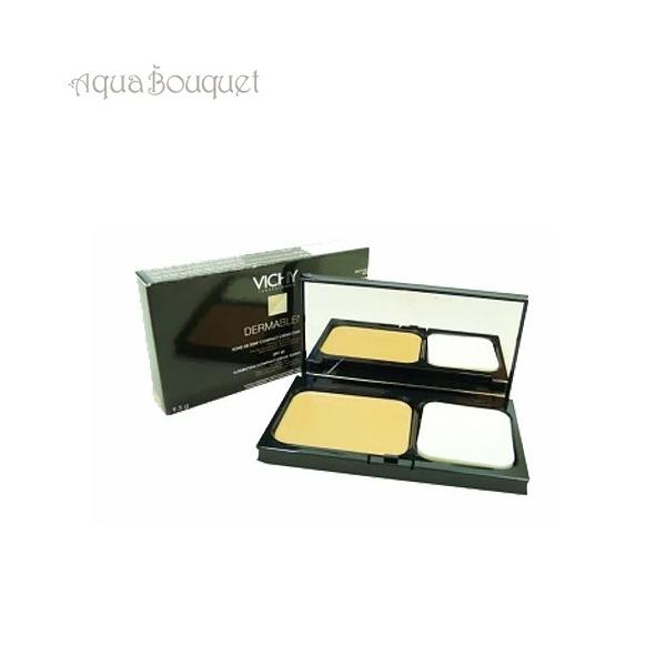 VICHYDERMABLEND FOND DE TEINT COMPACT SPF30 10gサンド＃35 SPF30。にきび、赤み、斑点などの皮膚の欠陥を柔らかく紫外線から保護します。水にも強く、自然な色と調和するように伸びが良く肌に溶け...