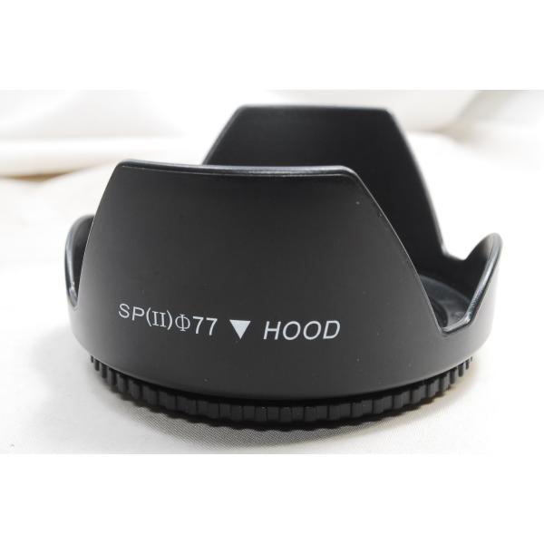花形レンズフード SP(II) 口径77mm 一眼レフ ねじ込み式カメラレンズ 保護 Canon Nikon Pentax OLYMPUS 対応です♪しかも新品未使用品です！最落無し、即決価格で売り切りしまーす！！お見逃しなく！！【レンズフ...