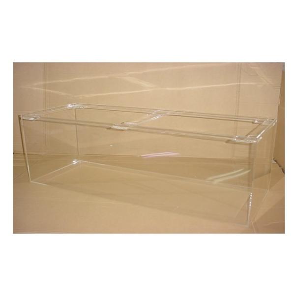 アクリル水槽　横1000ｘ奥行600ｘ高さ600mm　板厚10、底8mm※受注製作品、納期は約3週間頂いております。下記追加オプションご希望の方はお買い上げ後、要望欄へご記入下さい。■オーバーフロー加工加工位置はご指定頂けます。給排水一体型...