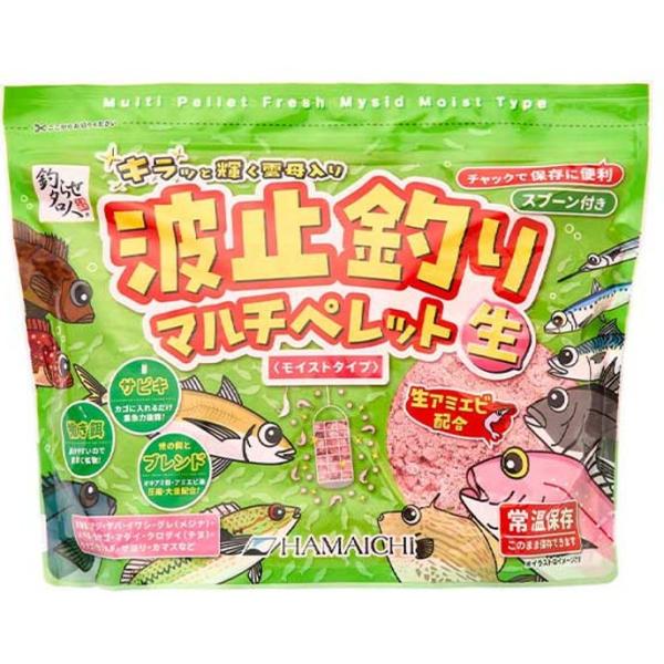 ■大容量の1.3kg入り。付属品：スプーン■生アミエビとアミエビエキスを贅沢に配合し、独自の特殊製法で素材本来の「匂い」と「旨味」をペレット一粒一粒に封じ込めた集魚エサです。■強烈な匂いによる嗅覚への訴求だけでなく、水中でキラッと輝く”雲母...