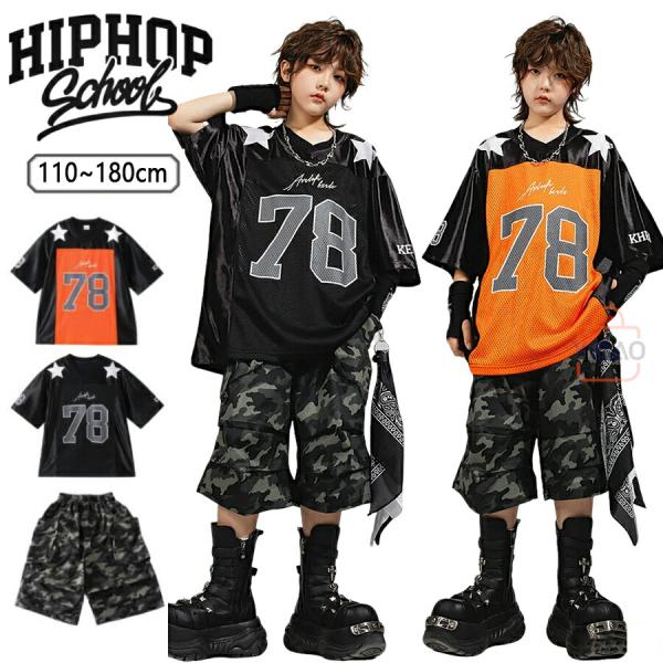 商 品 詳 細商品内容単品ORセット商品仕様生地：ポリエステル、その他商品サイズ具体的なサイズは写真をご覧ください。関連キーワード：ダンスの発表会やコンテストなどのチーム衣装としておすすめ★ Yibaoベースボールシャツ ダンス衣装 キッズ...