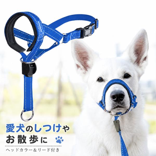 【快適で安全】ヘッド輪はペットにとって最大限の快適さを提供するために柔らかい素材で設計されています。犬が吠えたり、食べたり、飲み物をしたりして遊んだりしながら、近所の散歩中でもよりコントロールできます。このトレーニングヘッドカラーを使って安...