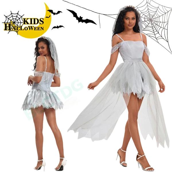 【商品名】ハロウィン衣装 おに 鬼 ゾンビ 悪魔 花嫁 新品 Halloween コスチューム ヴァンパイア花嫁 コスプレ new design 超人気　セクシー コスプレ イベント パーティー ナイトクラブ 仮装 お化け 変装商品内容 :...