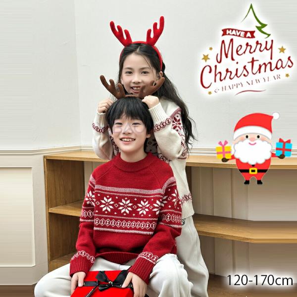商品情報商品名：ニット セーター クリスマス■カラー：写真とおり■サイズ:写真とおり■素材:ポリエステル関連キーワード：ニット セーター クリスマス キッズ 子供 トップス 秋 冬 男の子 女の子 クリスマスセーター クリスマスニット お揃...