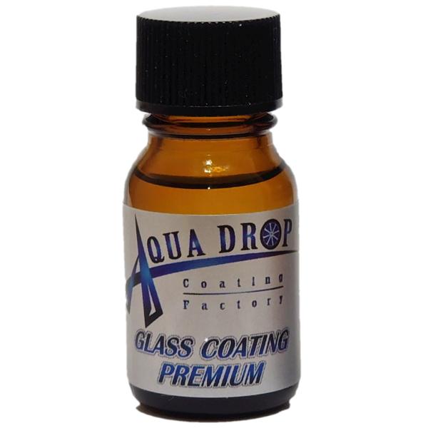 ※この商品は、日本郵便クリックポストでの投函配送となります※AQUADROP GLASS COAT PREMIUM 10ml アクアドロップ プレミアム 硬化型ガラスコーティング剤 30mlの場合、軽自動車〜小型SUVまで二度塗り対応目安と...