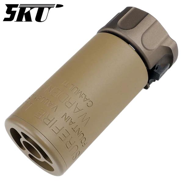 ・メーカー：5KU・材質：ハイダー（スチール）/合金・重さ：273g・サイズ：全長:約90mm、全幅:約42mm・対応：14mm逆ネジ搭載の各種本体・付属品：フラッシュハイダー（詳細）SureFire WardenタイプBlast Diff...