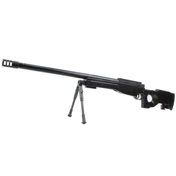 モデル元はアキュラシーインターナショナル社のスナイパーライフル。実銃は.308NATO弾よりも強力な.338ラプアマグナム弾を採用しており、高次元の命中精度と長距離射程を併せ持つ高性能狙撃銃として有名。ストックは折り畳む事も出来て移動・運搬...