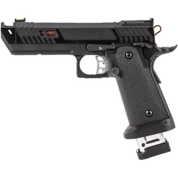 メーカー：BATON AIRSOFTBATON CO2GBB、2011シリーズの第四弾はJW4で主人公が使うガンをモデルアップしたBT-PIT VIPER CO2GBB。外装パーツをほぼすべて新設計でそのフルカスタムを樹脂スライドで再現する...