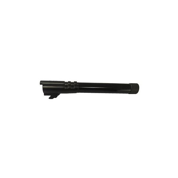 メーカー：Carbon8M45CQP、DOC、NiteShift、MCOに無加工で装着できるカスタムバレル。バレル先端が14mm逆ネジ仕様で、BBトレーサーやサイレンサーを装着できます。※こちらの商品はブラックになります。