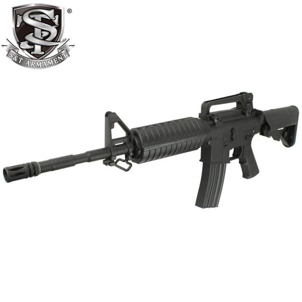 S&amp;T M4シリーズにさらにお買い得なスポーツラインシリーズが登場！・メーカー：S&amp;T・材質：ナイロンファイバー・全長：約800mm / 890mm・重量：約2,140g・付属マガジン装弾数：スタンダードM4マガジン 300...