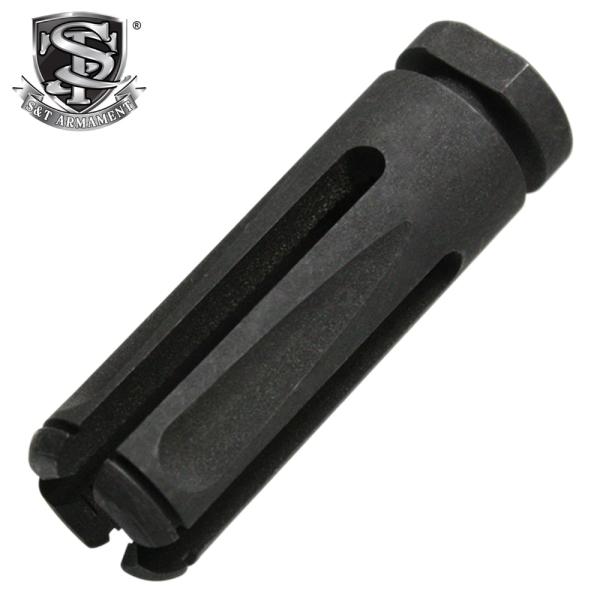 ・材質：スチール（削り出し）・重量：約91g・サイズ：70mm・対応：14mm（逆ネジ）DEVGRUやSEALSの一部での採用実績を持つアメリカの銃器パーツメーカー、B.E　Meyers社がM4A1やその他の5．56口径のライフル用に開発し...