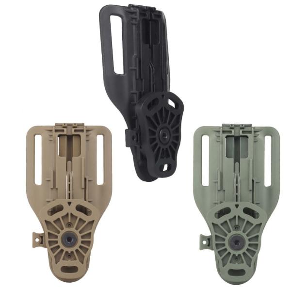 ・メーカー：WOSPORT・対応機種：UFCHS05 / UFCHS06 / UFCHS07 / UFCHS08別売のKydexタイプホルスターをベルトなどに装着できるベプラットフォームです。上下3ポジション、左右の角度をそれぞれ調整するこ...
