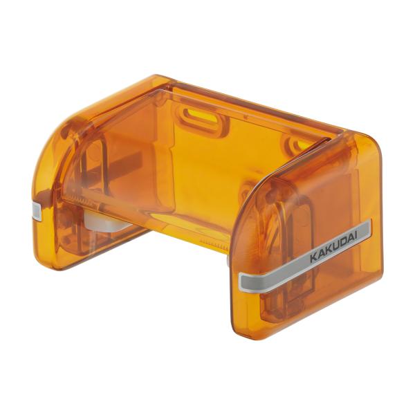 昭和レトロ紙巻器カラー：オレンジ材質：ABS●ビス・プラグ付き●木ビス取付穴が長穴で、お使いのペーパーホルダーと簡単に取替えできます。※写真はイメージ画像となります。詳細はメーカーホームページ・カタログ等でご確認をお願いします。