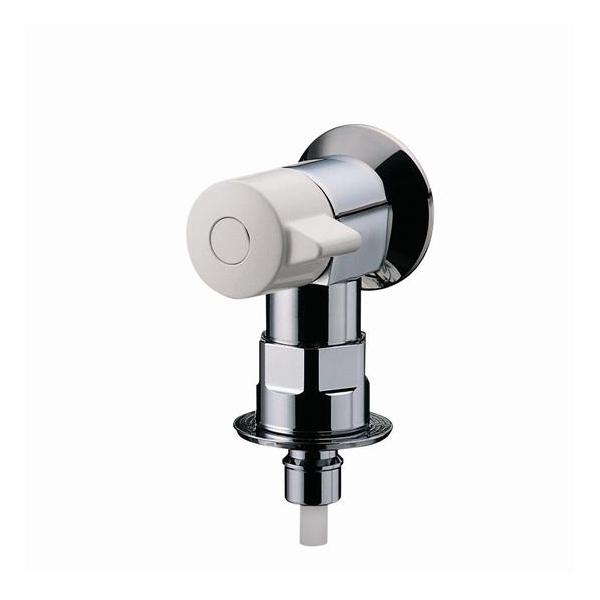 洗濯機用横水栓（緊急止水）壁給水タイプ寒冷地仕様ホース抜け時に瞬時に水を止める緊急止水弁付き洗濯機用ホースワンタッチ着脱ハンドル90°開閉