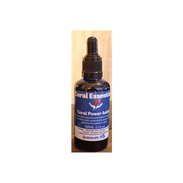 高濃度でバランスよくブレンドされた各種アミノ酸Coral Essentials　Coral Power Aminoはマリンアクアリウムに有効とされる各種のアミノ酸をバランスよくブレンドし、高濃度に調整されています。アミノ酸は生物の様々なプロ...