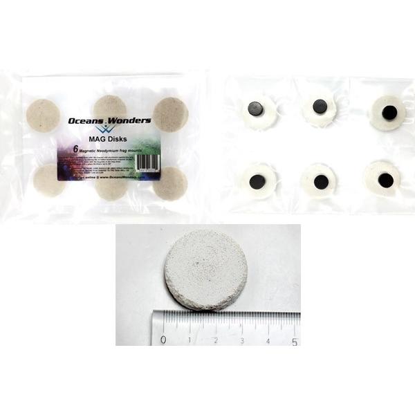 メーカー：Oceans Wonders オーシャンズワンダーズ●商品説明   オーシャンズワンダーズ MAGディスクは珊瑚の破片を側面やタンクの裏側、あるいはオーバーフローでさえもしっかりと固定します。   超強力なエポキシコーティングされ...