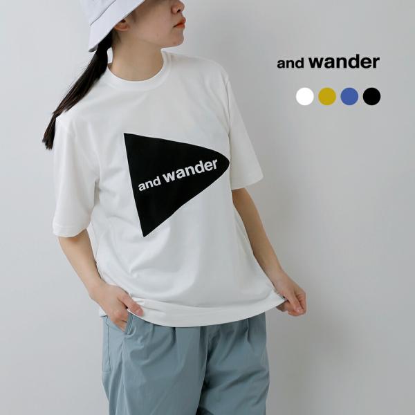 and wander(アンドワンダー)より速乾 ビッグロゴ 半袖 Tシャツ “and wander big logo SS T”のご紹介です。速乾性を持たせた生地で、さらっと着用いただける半袖Tシャツです。少しオーバーサイズなシルエットとベ...