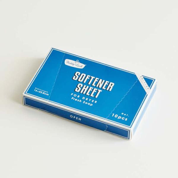 ドイツ発ランドリーメーカーFREDDY LECK(フレディ レック)より、乾燥機用柔軟ソフターシート10Pをご紹介します。衣類と一緒に乾燥機に入れて使うシートタイプの柔軟剤です。洗濯物の静電気を抑えてふっくらと仕上げ、フレッシュソープの香り...
