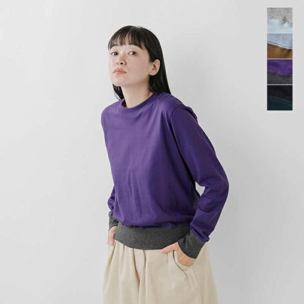 ironari(イロナリ)より、ロングスリーブ Tシャツ “Can tee L/S”のご紹介です。コットン100％のやさしい肌触りと、さりげないバイカラーの配色リブが魅力のロングスリーブTシャツ。少し伸びるリブ素材で、動きやすさと着心地も◎...