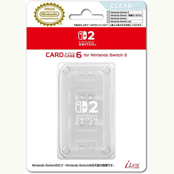 在庫を共有しており、ご注文のタイミングにより在庫更新が間に合わず、商品の欠品や数量変更となる場合もございます。■商品名：Switch2 iLEX カードケース6 (クリア)■JANCD：4571374293924■メーカー：アイレックス【ご...