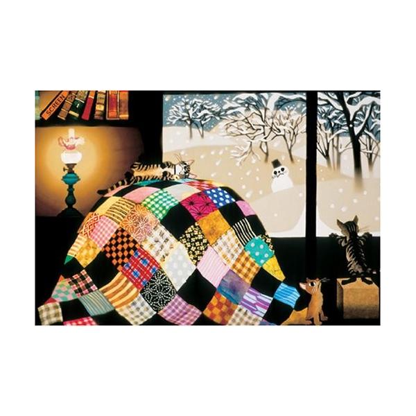 在庫を共有しており、ご注文のタイミングにより在庫更新が間に合わず、商品の欠品や数量変更となる場合もございます。■商品名：ジグソーパズル 藤城清治 こたつと猫 300ピース(26x38cm)■JANCD：4959295041471■型　番：3...