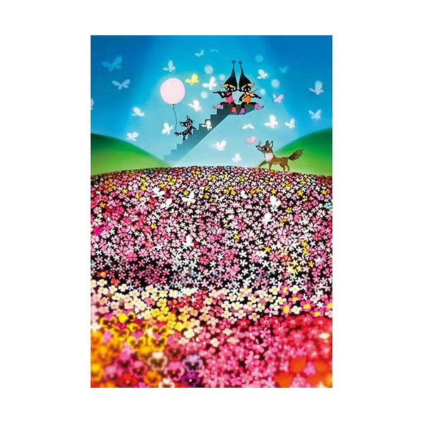 【発売日：2022年06月16日】在庫を共有しており、ご注文のタイミングにより在庫更新が間に合わず、商品の欠品や数量変更となる場合もございます。■商品名：ジグソーパズル 藤城清治 花とこびと 300ピース(26x38cm)■発売日：2022...