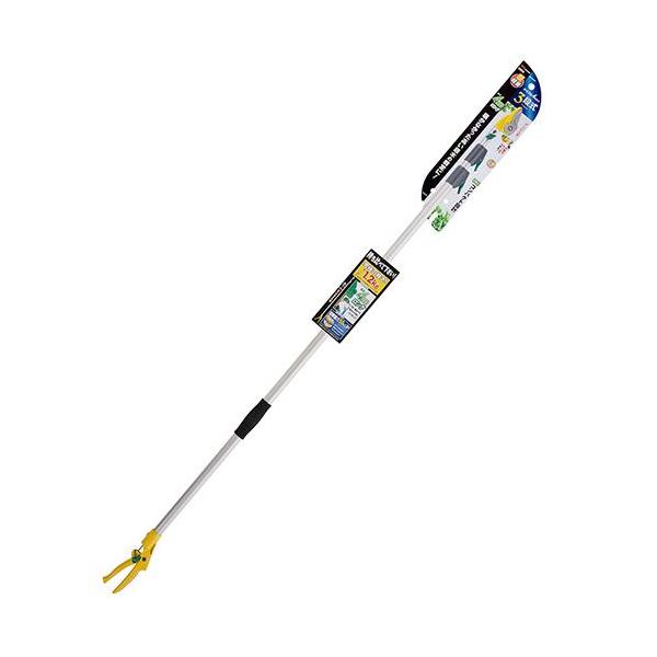 ※沖縄・離島は発送不可となります商品サイズ 幅78 ×高さ1400 ×奥行き48mm重量1200ｇ用途 より高い庭木の剪定、果実採取。機能・特徴24段階伸縮最長4Mで、より高い庭木の剪定、果実採取に適しています。可動式キャッチ機能が付いてい...