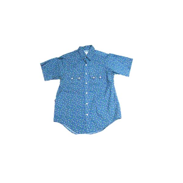 [Brand]　Rock Mount　　[Color]　Navy　[Material]　Cotton　[Size] 　14H（表記）　肩幅（縫い代〜縫い代まで) 38cm 　　 　　身幅 (脇下から) 50cm 　　　 　着丈（背面襟下付け...