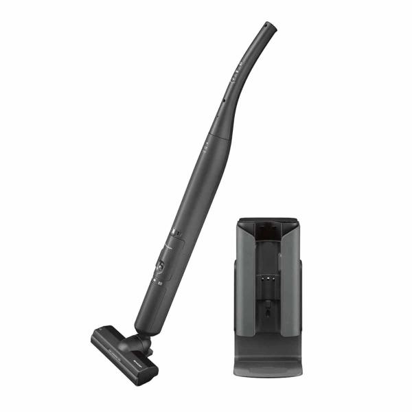 ○シャープ　SHARP　RACTIVE Air STATION EC-XR1-H [グレー系]独自の低騒音化技術により、やさしい運転音と確かな吸引力の両立を実現したコードレススティック掃除機。スティックをステーションに戻すと溜まったごみがス...