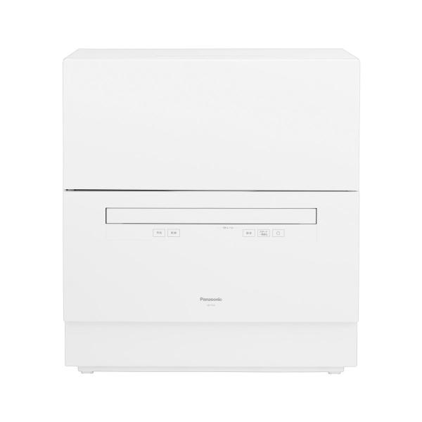 ○Panasonic　食器洗い乾燥機　NP-TA5-W [ホワイト]洗うと同時に食器の除菌ができる「ストリーム除菌洗浄」を採用した食器洗い乾燥機。40点（約5人分）の食器がセットできる。洗浄全コースにおいて50度以上の高圧水流で洗いながらし...