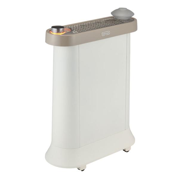 ○デロンギ　マルチダイナミックヒーター ソラーレ IDH15WIFI-WB [ピュアホワイト+ベージュ]表示と操作が連動し、直感的に設定しやすいディスプレイノブを採用したエントリーモデルのマルチダイナミックヒーター。触れてもやけどしにくい平...