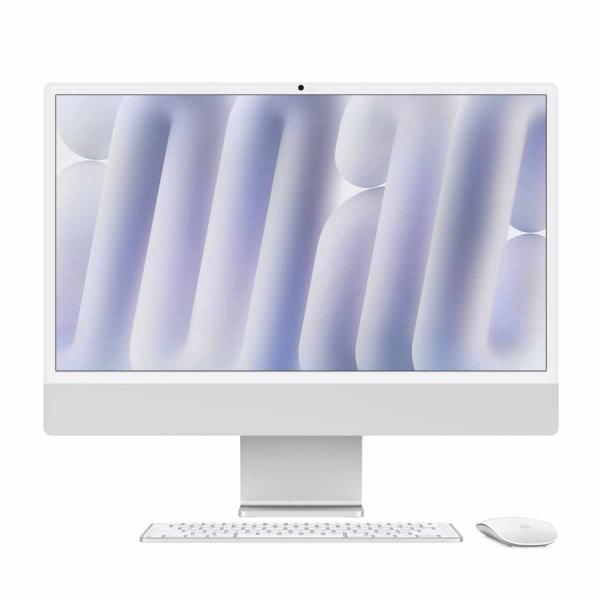 [延長保証対象外]○APPLE　パソコン　iMac 24インチ Retina 4.5Kディスプレイモデル M4チップ 8コアGPU 256GB SSD 16GBメモリ MWUC3J/A [シルバー]「M4」チップとパーソナルインテリジェント...
