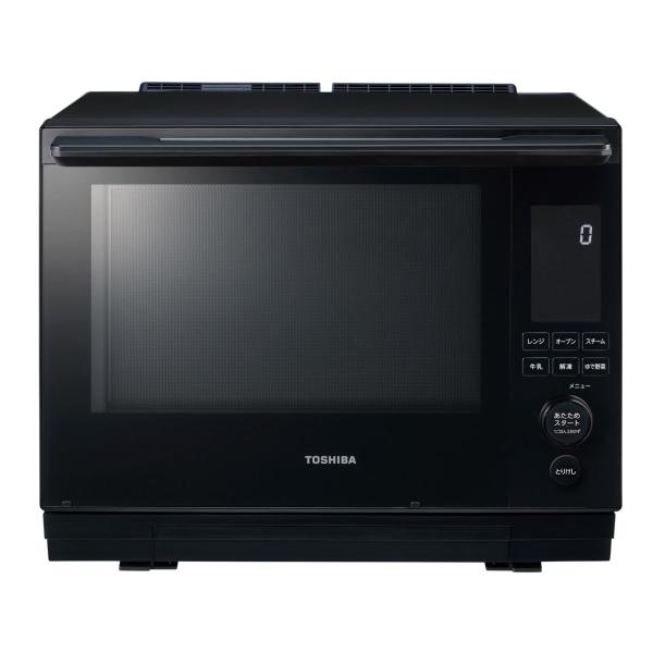 ○東芝　スチームオーブンレンジ　石窯ドーム ER-D3000B(K) [グランブラック]「ワイド8つ目赤外線センサー」と温度センサーを搭載した過熱水蒸気オーブンレンジ[他商品との同梱は不可となります]