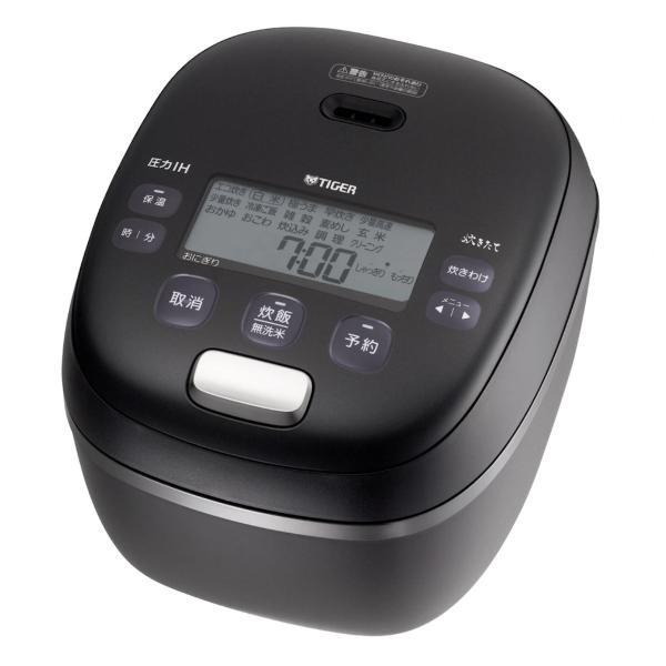 ○タイガー　炊飯器　炊きたて ご泡火炊き JRI-G180-KO [オフブラック]「ご泡火炊き」エントリーモデルの圧力IHジャー炊飯器（10合）。土鍋ごはんのおいしさを手軽に味わえる。「遠赤9層土鍋かまどコート釜」を採用し、芯までふっくら炊...