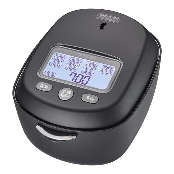 ○タイガー　炊飯器　土鍋ご泡火炊き JRX-S060-KS [ストーンブラック]「土鍋ご泡火炊き」フラッグシップモデルの土鍋圧力IHジャー炊飯器（3.5合）。約300度の大火力と土鍋ならではのやさしい泡で炊きあげる。「一合料亭炊き」により、...