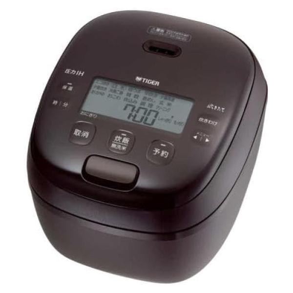 ○タイガー　炊飯器　炊きたて JRI-H100-TP [ディープブラウン]細やかな圧力調整と「遠赤5層土鍋蓄熱コート釜」を採用した圧力IHジャー炊飯器（5.5合）。やさしく温度変化させ、お米の甘みを引き出す。土鍋ごはんの炊き方を手本に、少し...