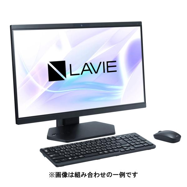 [延長保証対象外]○NEC デスクトップパソコン LAVIE A23 A2355/LAB PC-A2355LAB [ファインブラック]「Core i5-1335U」を搭載した23.8型フルHD液晶一体型デスクトップパソコン[他商品との同梱は...