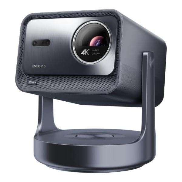 ○TVS REGZA　プロジェクタ　RLC-V7R MAX光学ズーム搭載で、省スペースでも自在に大画面の高画質を堪能できるフラッグシップモデルのRGB3色レーザー4Kプロジェクタ。最大3000 ISOルーメンと十分な明るさで、日中でも部屋で...