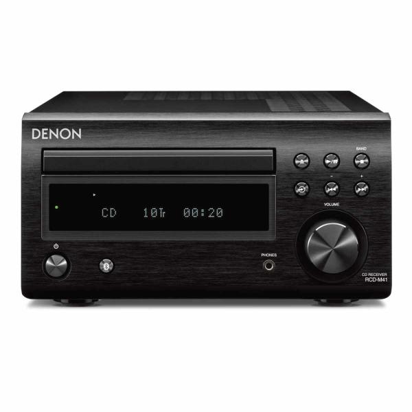 ○DENON　CDレシーバー　RCD-M41-K [ブラック]「ディスクリートパワーアンプ」を搭載した、Bluetooth対応のCDレシーバー。スマートフォン、タブレット、PCなどとのワイヤレス接続により、音楽を楽しめる。CDのほか、MP3...