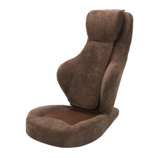 [延長保証対象外]○ドリームファクトリー　DOCTORAIR 3Dマッサージシート座椅子 MS-05BR [ブラウン]大型マッサージチェアと遜色のない従来のユニットを採用。コンパクトながらも確かなもみ心地を体感できる座椅子型マッサージ器。背...