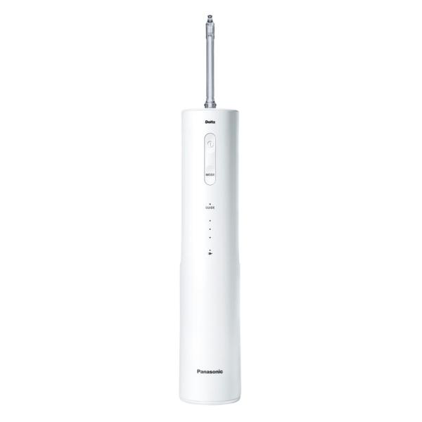 ○パナソニック　ジェットウォッシャー ナノクレンズ ドルツ EW-NJ80-W [白]ブラッシングでは届きにくい部位の粘つく歯垢まで、歯ぐきにやさしく剥がし落とす口腔洗浄器。水流の強さや勢いでなく、水流内に作られた無数の微細な水滴と、その中...